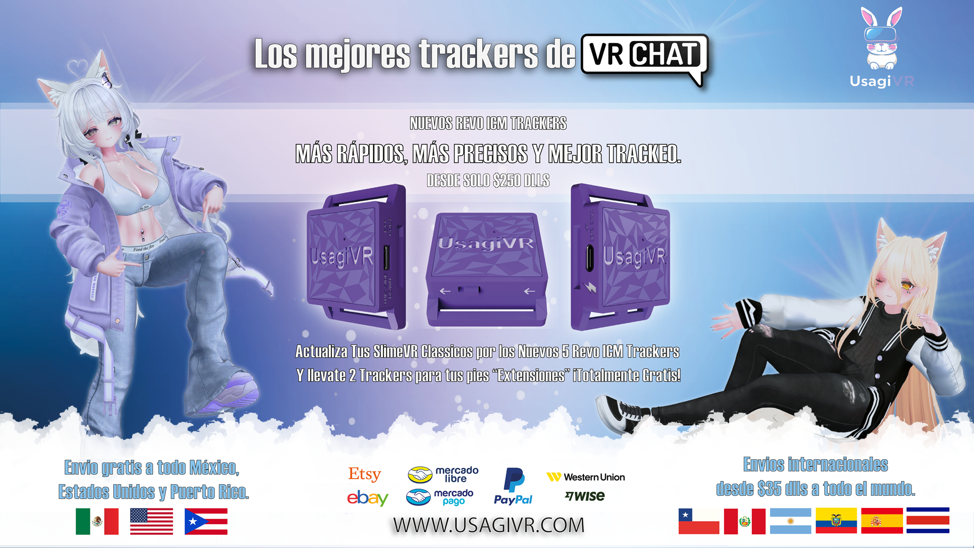 UsagiVR SlimeVR Full Body Tracking And Eye Tracking for VRChat – VRChat Full body, SteamVR ...