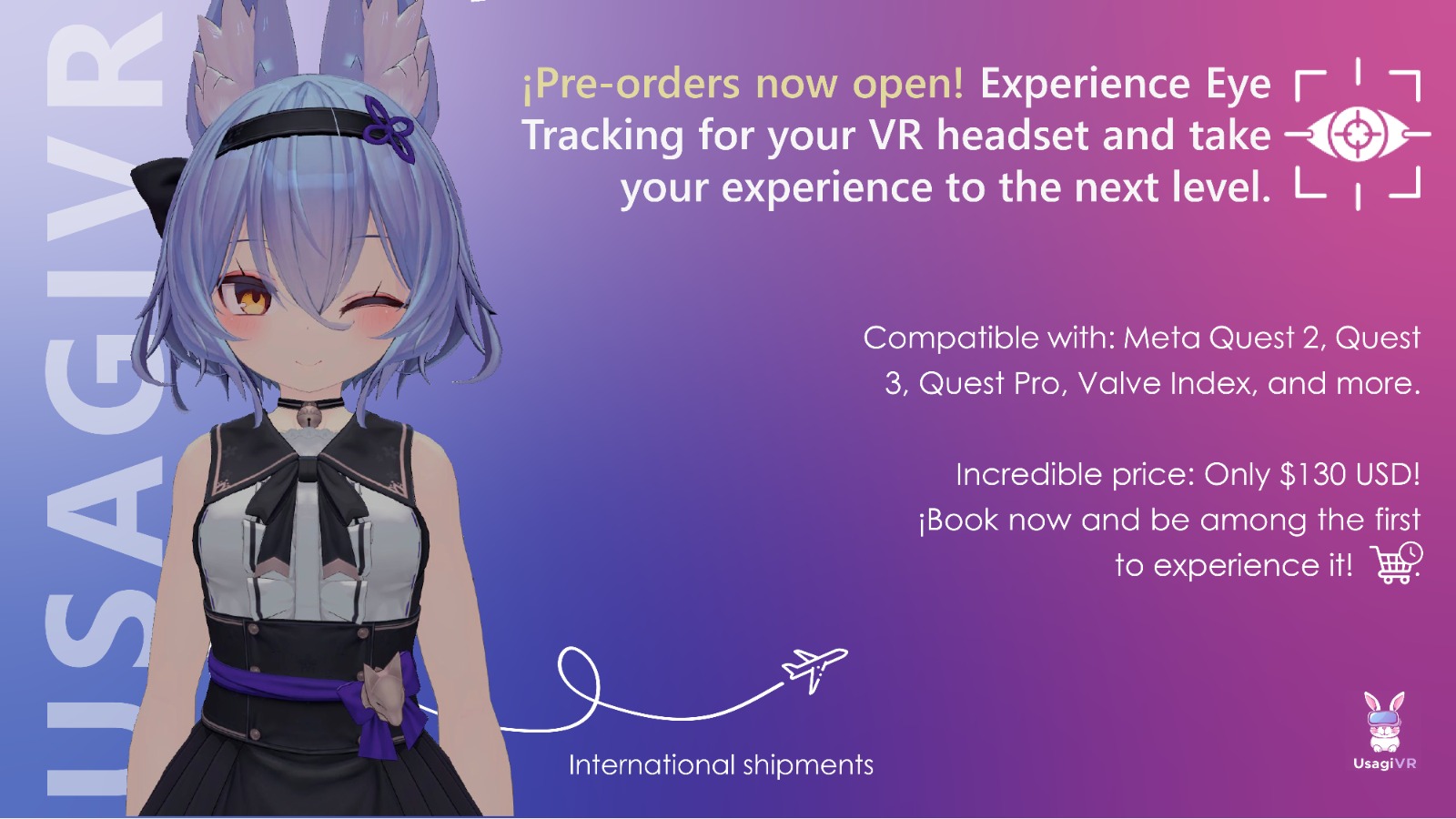 UsagiVR SlimeVR Full Body Tracking And Eye Tracking for VRChat – VRChat Full body, SteamVR ...